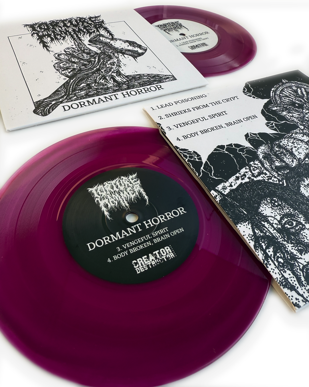 Torture Hammer "Dormant Horror" 7" (2nd Pressing) – creatordestructor