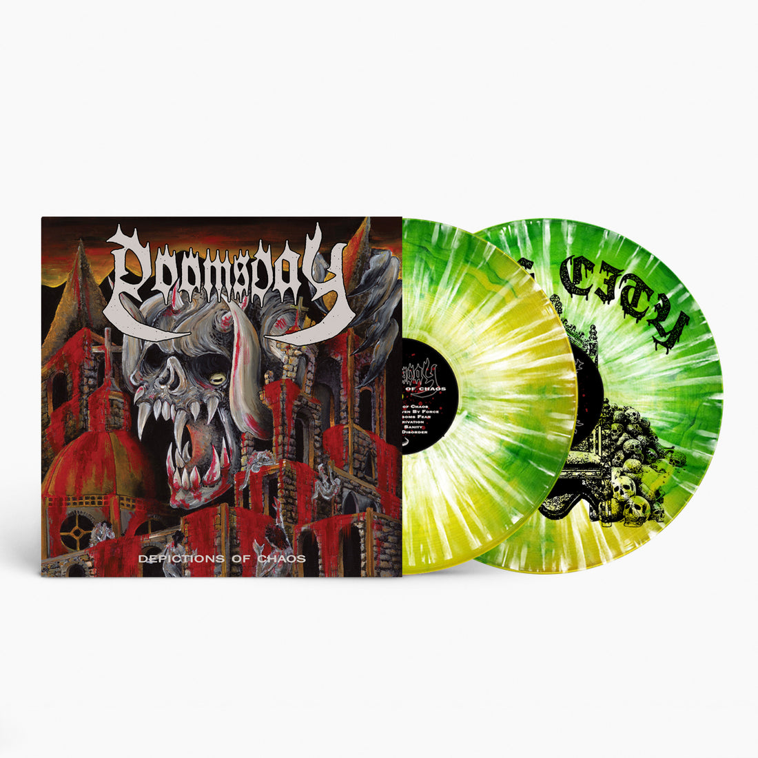 DOOMSDAY "Depictions of Chaos" 12" EP (Oakland A's Variant ...